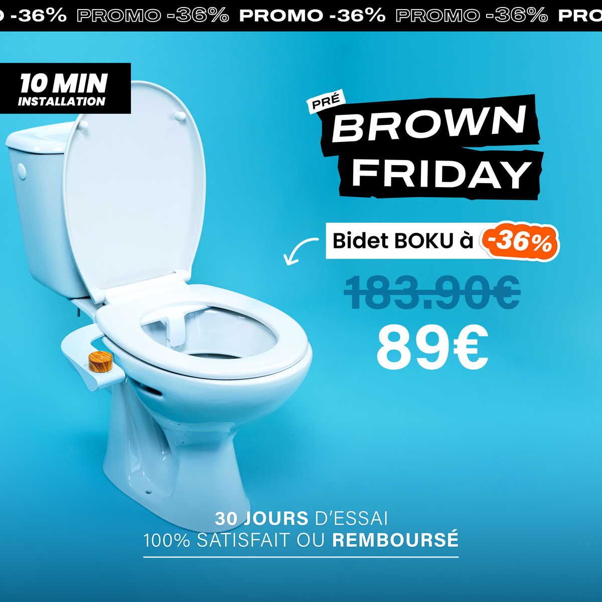 Toilette Japonaise Bidet BOKU | Acheter WC Japonais