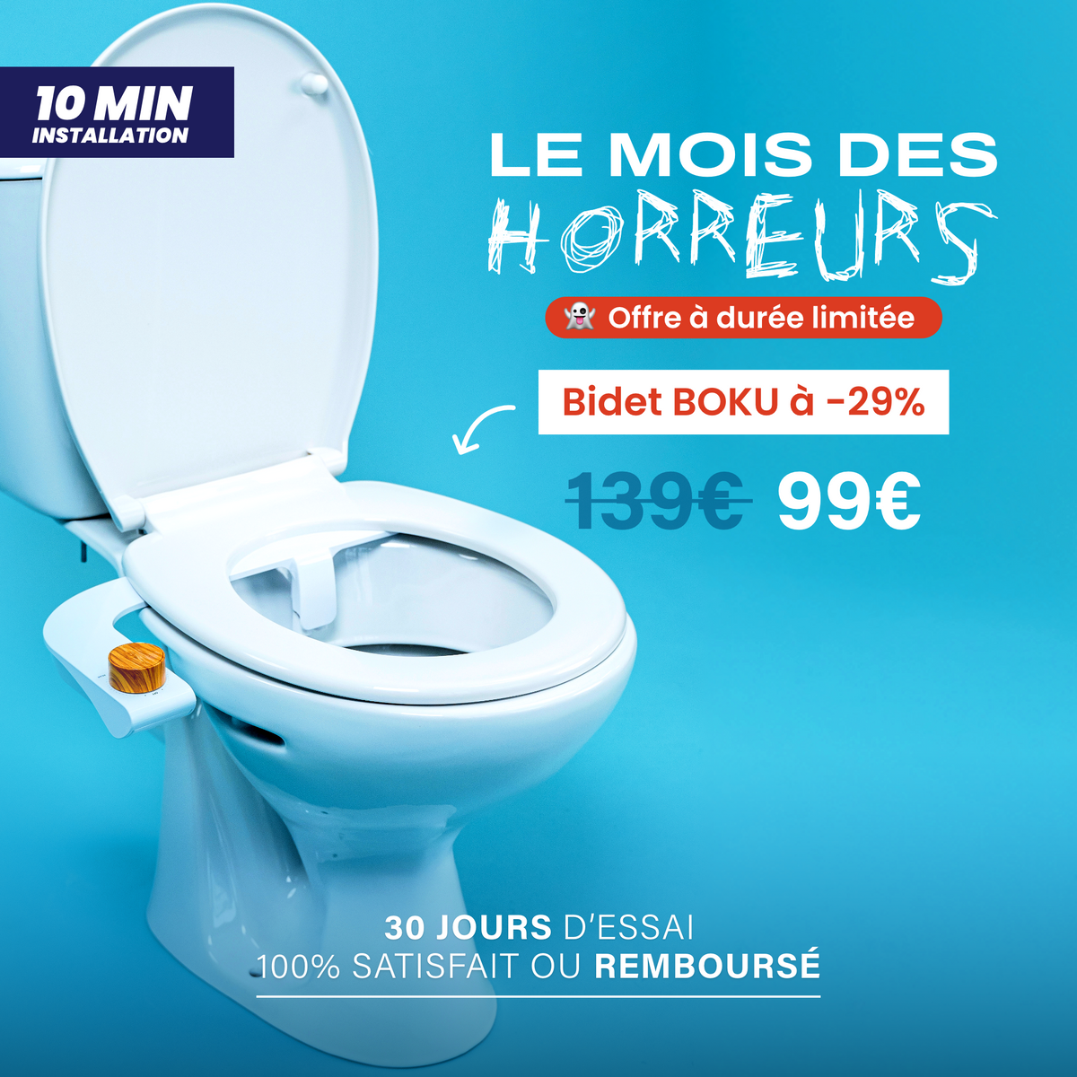 Toilette Japonaise Bidet BOKU | Acheter WC Japonais
